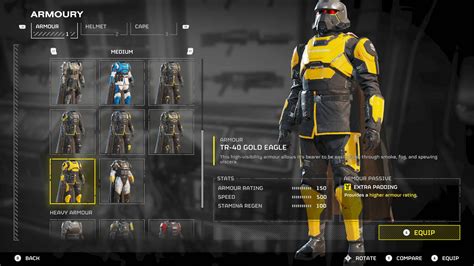 Is The Helldivers 2 Tr 40 Golden Eagle Armor Set Good Gamesradar