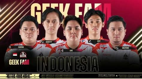Geek Fam Ikuti Langkah Onic Siap Tantang Ap Bren One Esports Indonesia