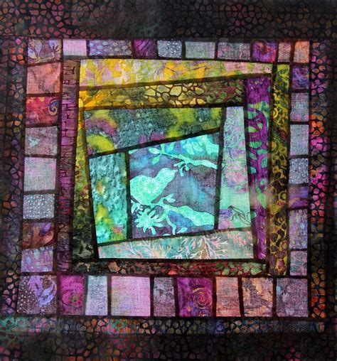 Stained Glass Patchwork 025 Cd7 Stained Glass Quilt Wall Quilts Watercolor Quilt