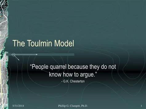 Ppt The Toulmin Model Powerpoint Presentation Free Download Id 488966