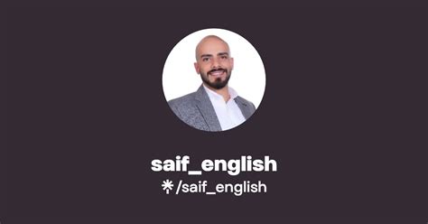 Saif English Instagram Linktree