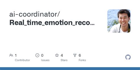 Github Ai Coordinatorrealtimeemotionrecognition