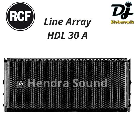 Jual Rcf Hdl 30a Hdl30 A Speaker Line Array Aktif 10 Inch × 2 Ori