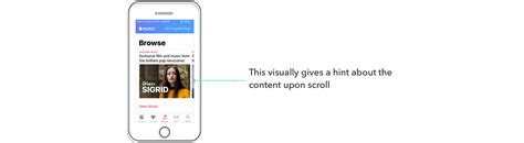 Horizontal Scrolling In Mobile Ux Of Scroll Interface By Weekday Hq
