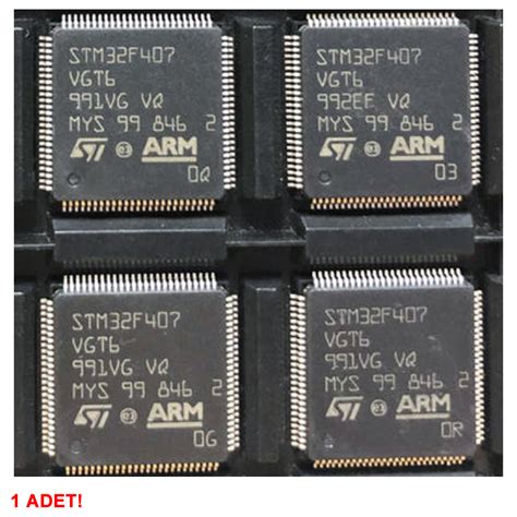 Stm32f407vgt6 Microcontroller Lqfp100 Dsp Fpu Arm Cortex M4 32 Bit Mcu