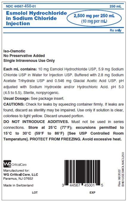Esmolol Injection Package Insert