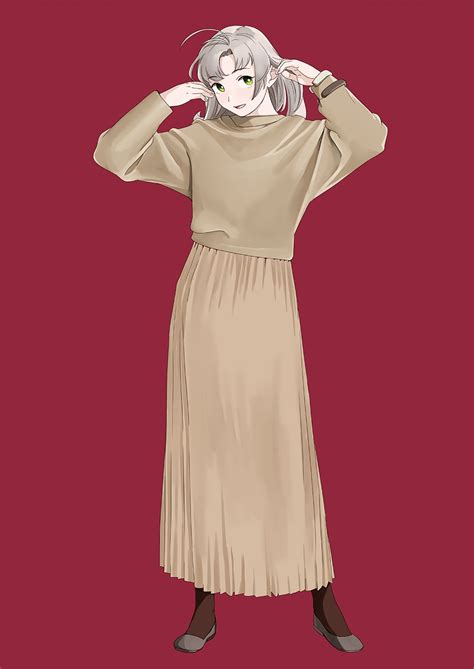 Safebooru 1girl Alternate Costume Alternate Hairstyle Antenna Hair