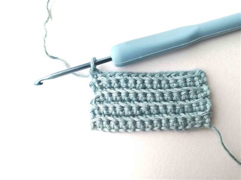 Single Crochet Back Loop Only Sc Blo Nordic Hook Free Crochet Tutorial