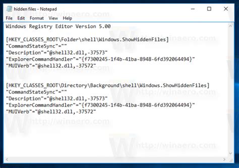 Toggle Hidden Items Context Menu In Windows 10