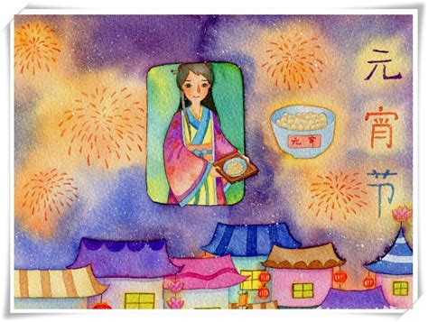 元宵节的绘本 元宵节的来历 大山谷图库