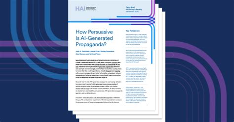 How Persuasive Is Ai Generated Propaganda Fsi