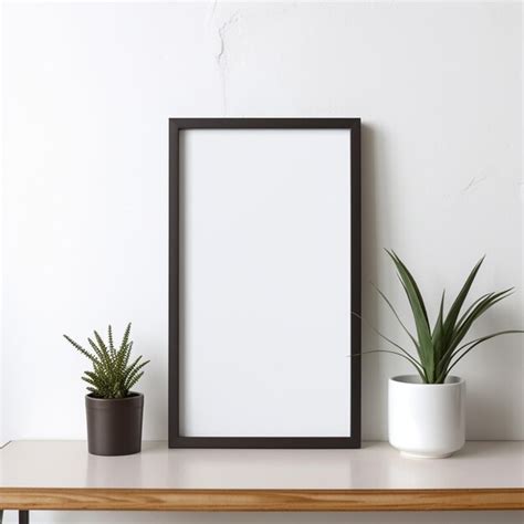 Premium Photo Photo Modern Picture Frame On A Shelf