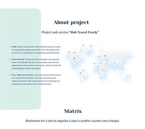 Project Web Service Hub Travel Freely Uiux Design On Behance