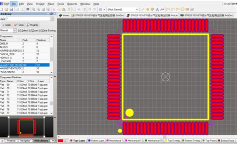 基于stm32f103vet6单片机设计气压检测主控板硬件（原理图 pcb 封装）工程文件，ad09设计的工程文件 stm32f103vet6