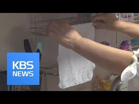 주부 젖은 행주 사용세균 만배 KBS뉴스 News YouTube