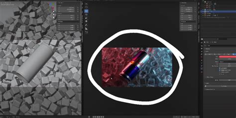 How Do I Get This 1 Render Viewport Result Mine2nd Image Is Showing This Rblenderhelp