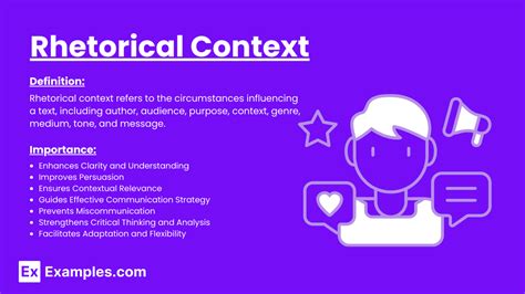 50 Rhetorical Context Examples