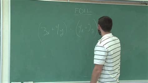 Basic Math Skills Multiplying 2 Polynomials Youtube