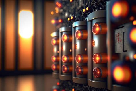 Premium Photo Server Or Cloud Backup System Abstract Tech Device Computer Technology Concept