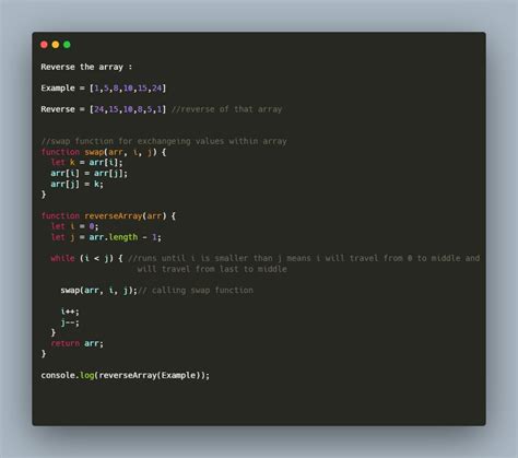 Learn The Art Of Array Reversal Arish Khan Posted On The Topic Linkedin