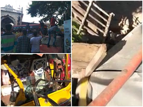 VIDEO Bhopal Low Floor Bus Accident ल फलर बस क बरक फल दवर