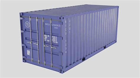 3d Model Shipping Container Turbosquid 1965768