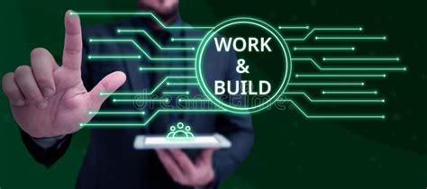 Writing Displaying Text Work Build Word For Do Hard Job To Continue Building Your Business