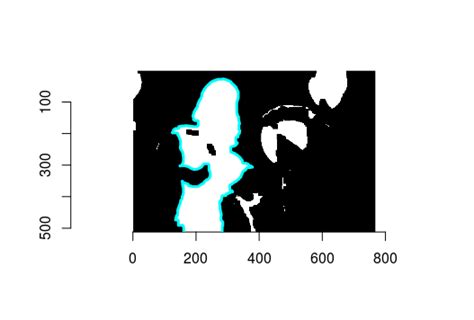 R Find Biggest Contour And Apply Mask In Imager Package Stack Overflow