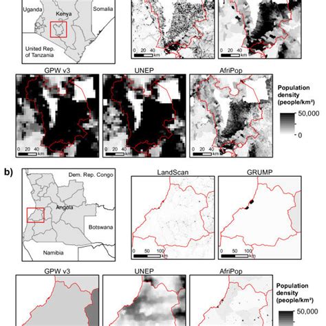 Schematic Illustrations Of Population Distribution Modelling Methods
