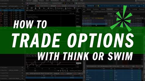 How To Trade Options Think Or Swim Trade Brigade