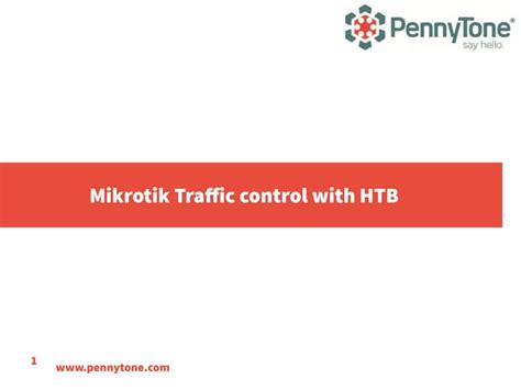 Mikrotik Traffic Control With Htb By Pennytone Pdf