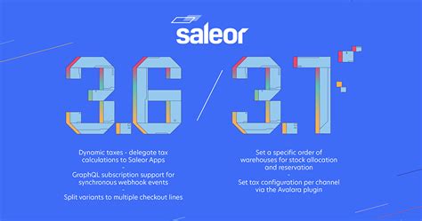 Saleor 3 6 3 7 Dynamic Taxes And Stock Allocation Improvements