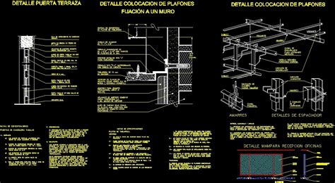 Constructive Details Ceiling Dwg Detail For Autocad • Designs Cad