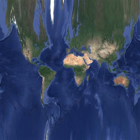 Opengl Shader That Transforms A Mercator Projection To