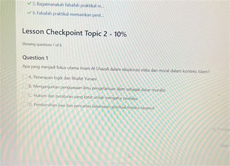 5 Bagaimanakah Falsafah Praktikal M 6 StudyX