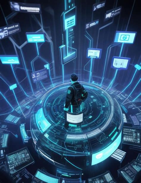 Premium Photo Digital Technology Internet Network And Cybersecurity Of Data Centre Ai Generated