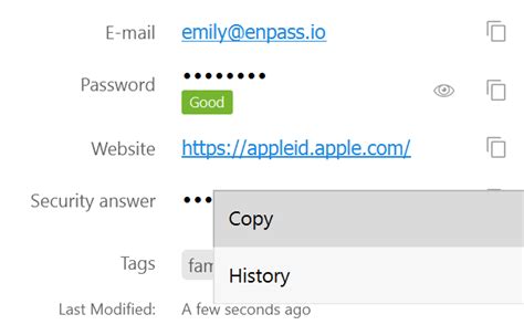Customizing Fields In Enpass