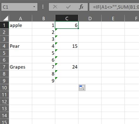 Excel Sum Variable Range Replace Indirect With Non Volatile Stack