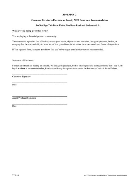 Fillable Online Dlr Sd Suitability In Annuity Transactions Model