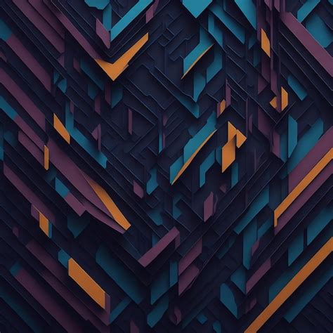 Premium Ai Image Multicolour Abstract Background Shapes