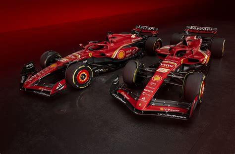 F1 Ferrari Apresenta Sf 24 Deixando De Lado O Preto Da última