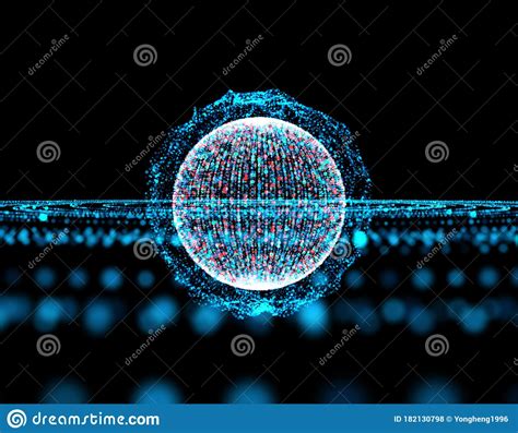 Smart Technology Planet And Data Transmission Global Internet Digital