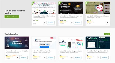 Where To Buy Php Scripts In 2023 Top 5 Php Script Marketplaces Codecanyon Alternatives