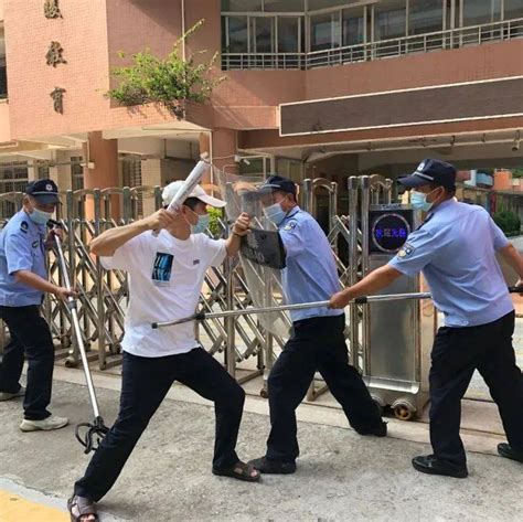 提升处突能力，保护师生平安！蓬江区学校（幼儿园）开展最小应急单元防暴演练校园蓬江区保护