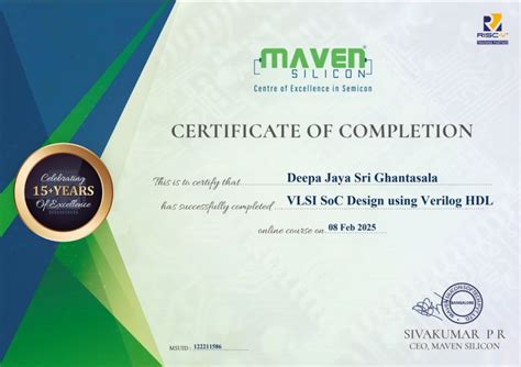 vlsi soc veriloghdl mavensilicon chipdesign