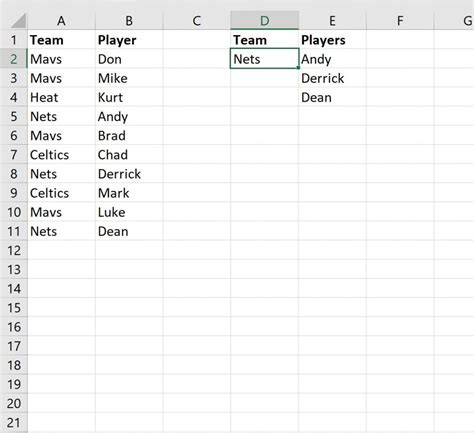 Excel Use Index And Match To Return Multiple Values Vertically