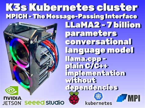 running a chatgpt like llm llama2 on a nvidia jetson cluster
