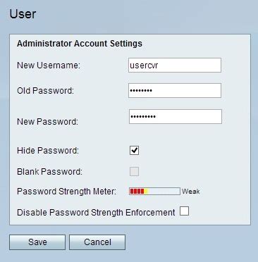 User Settings On The CVR100W VPN Router Cisco