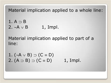 Material Implication