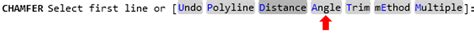 AutoCAD 2022 Chamfer Command